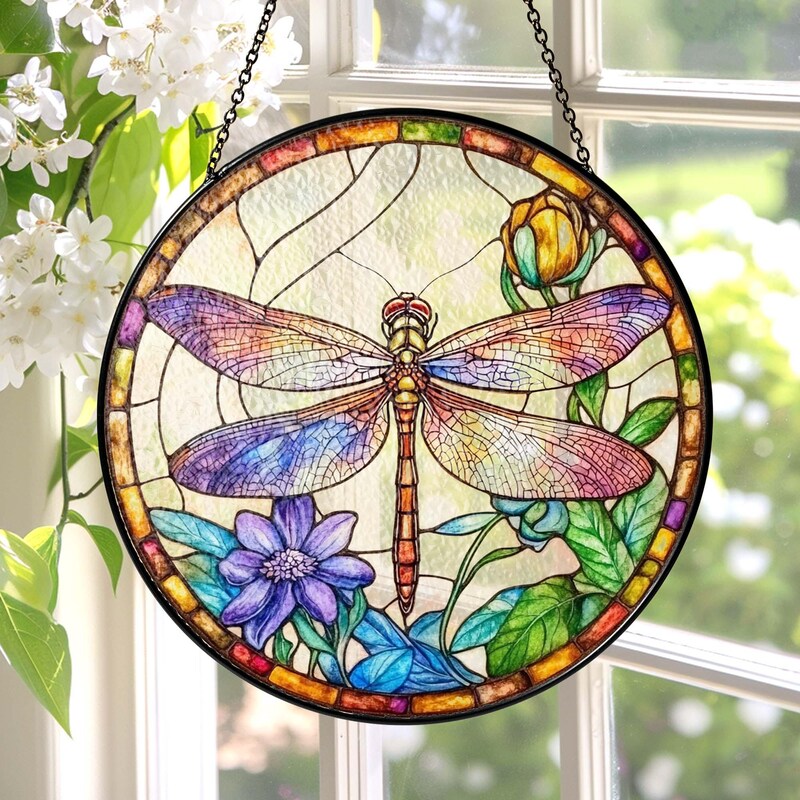 Glass Dragonfly - Etsy