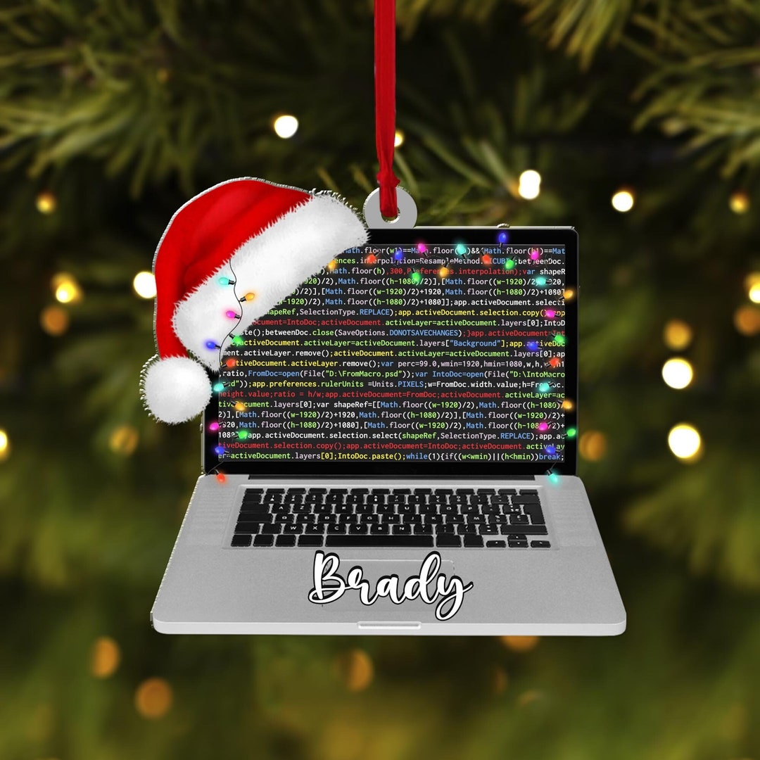 Computer Programmer Christmas 2d Ornament T For Computer Programmer Christmas 2023 T For