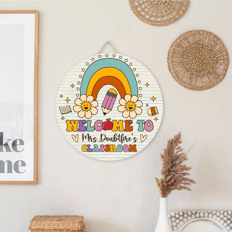 Teacher Appreciation Gifts Teacher Sign Personalized - Etsy