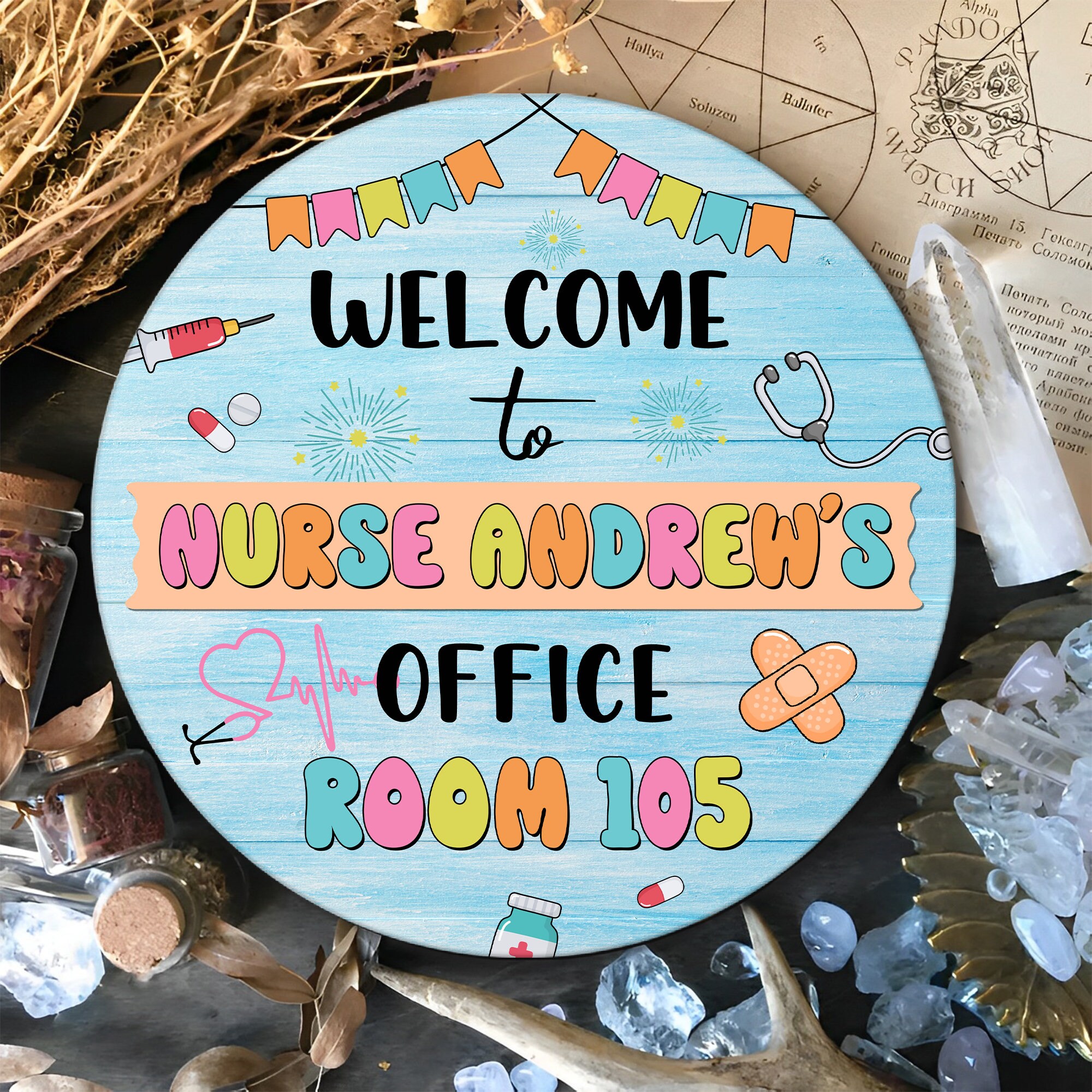 Personalized School Nurse Door Sign School Nurse Gift Custom - Etsy