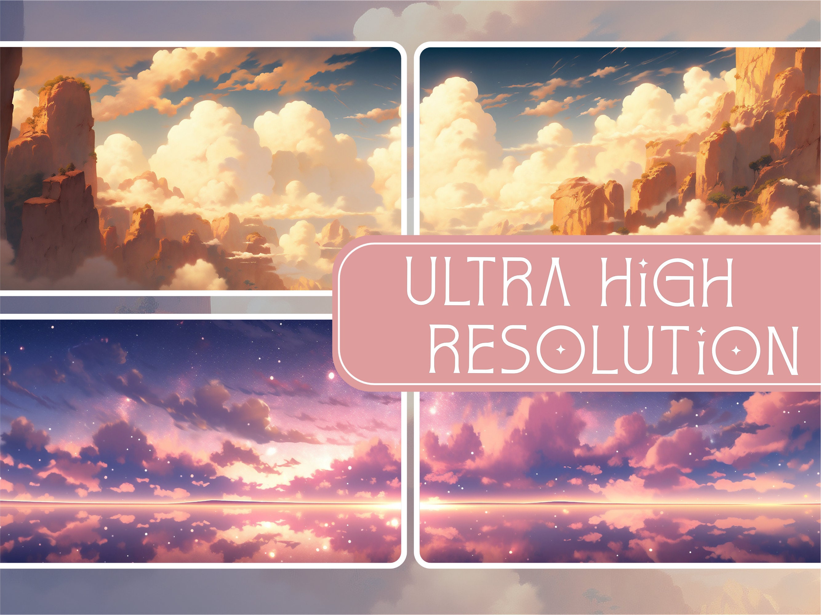 Pastel Dreamland Dual Screen Collection, 6 Sets, 6 Super Ultrawide ...