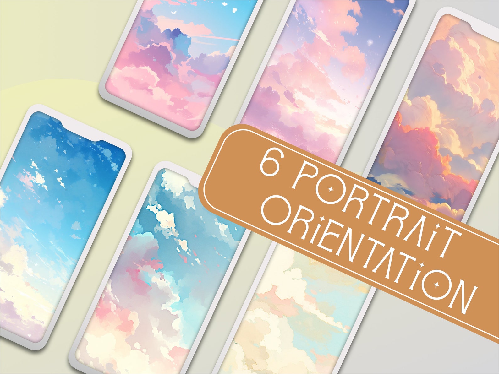 Spectacular Skies Wallpaper Collection, 12 Digital Backgrounds ...