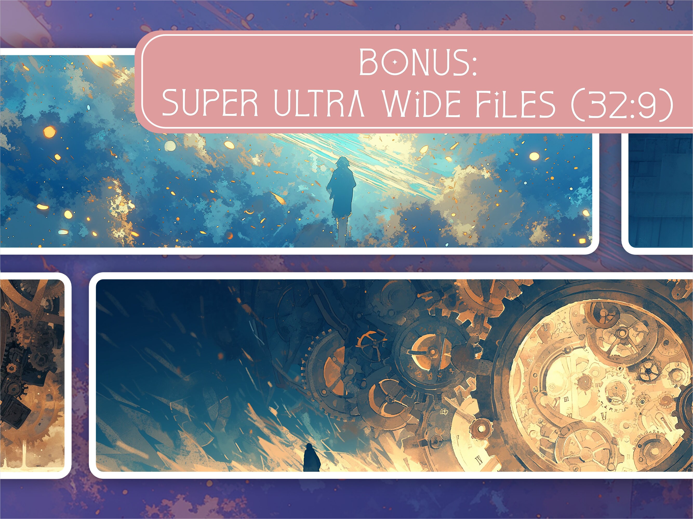 Astral Passage Dual Screen Collection, 6 Sets, 6 Super Ultrawide ...