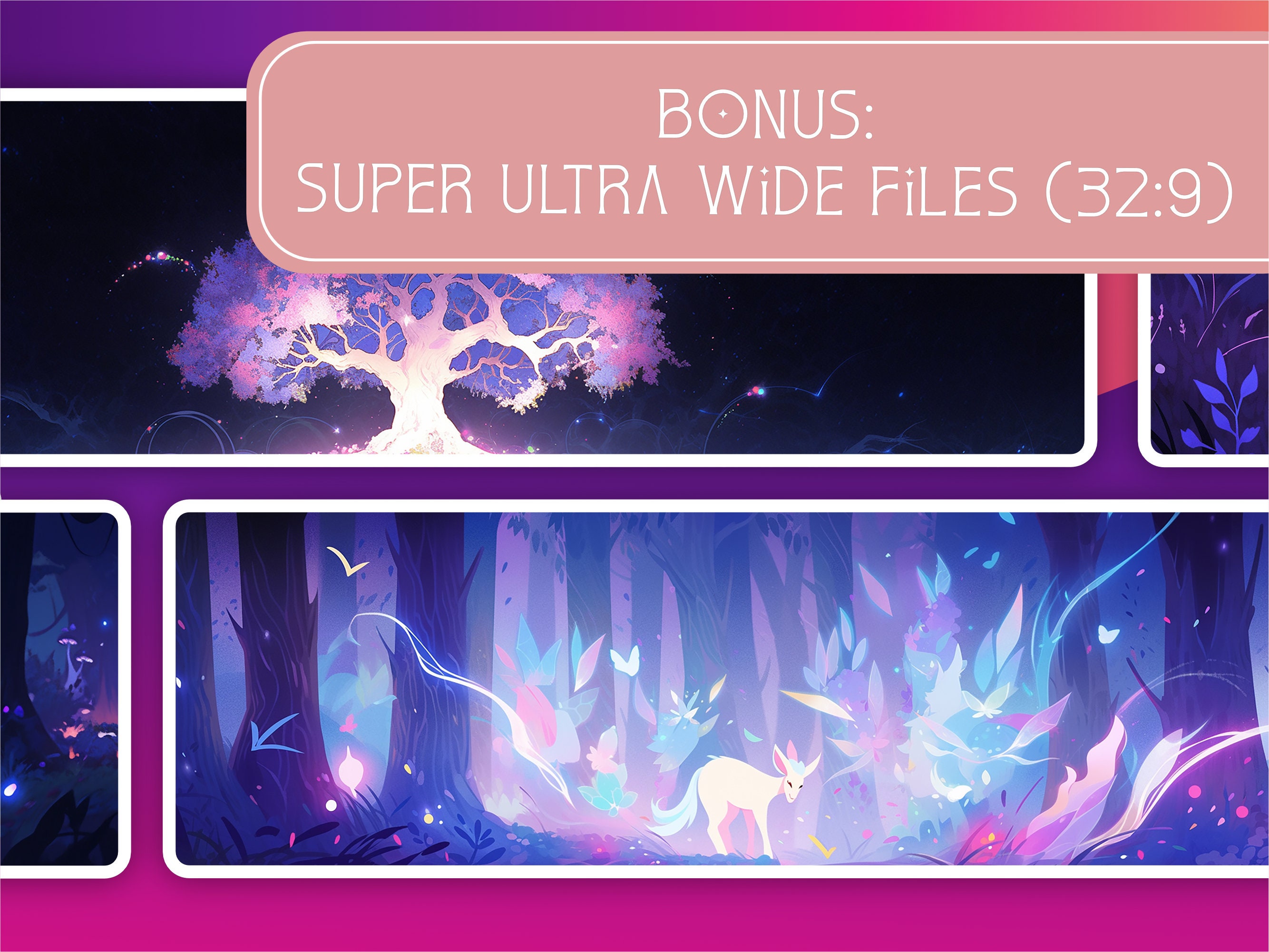 Astral Pathway Dual Screen Collection, 6 Sets, 6 Super Ultrawide ...