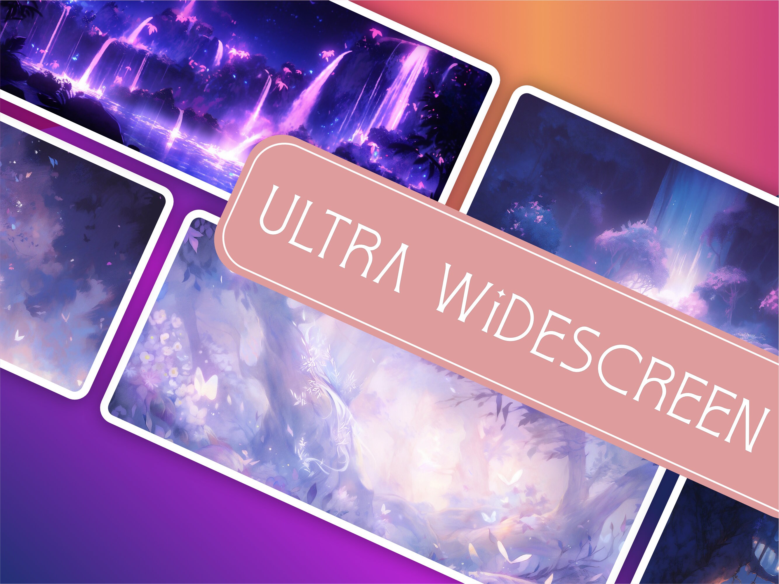 Witch Night Wallpaper Collection, 12 Digital Backgrounds, Commercial ...
