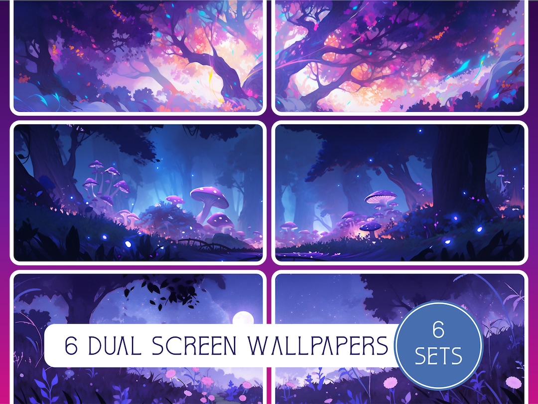 Astral Pathway Dual Screen Collection, 6 Sets, 6 Super Ultrawide ...