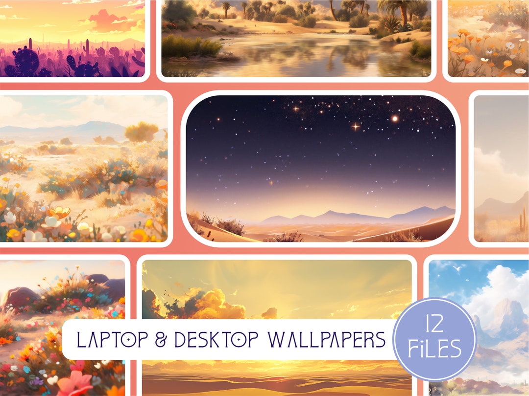 Dusty Terrain Wallpaper Collection, 12 Digital Backgrounds, Commercial ...
