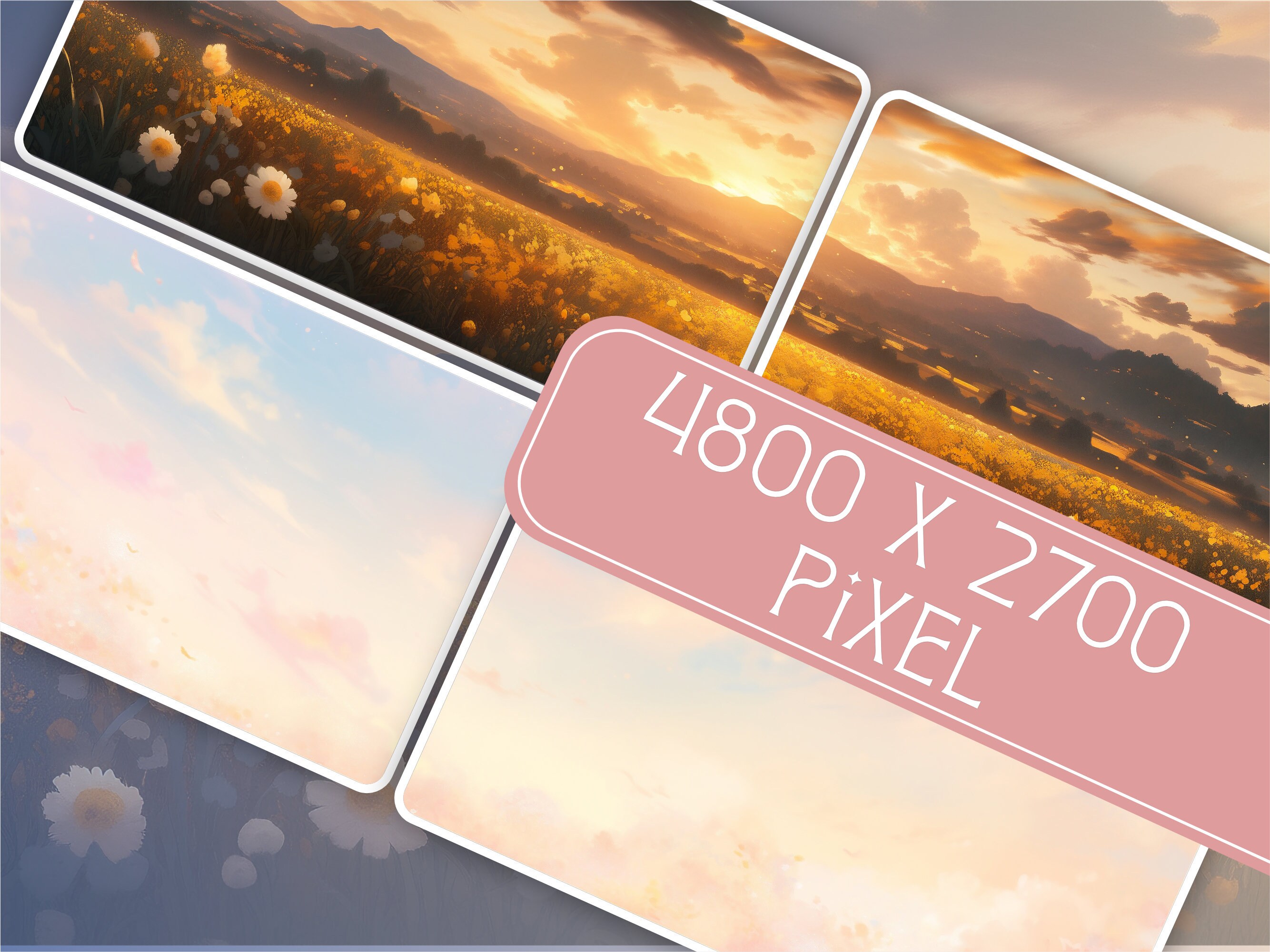 Pastel Dreamland Dual Screen Collection, 6 Sets, 6 Super Ultrawide ...