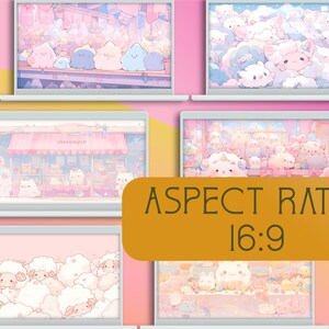 Cute Helpers Wallpaper Collection, 12 Digital Backgrounds, Commercial ...
