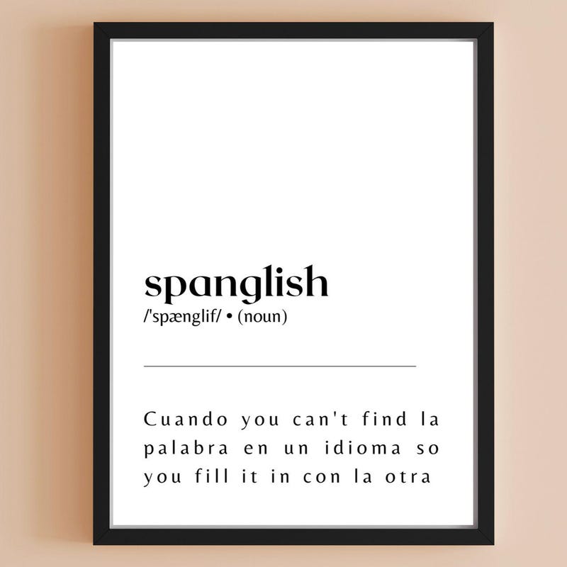 Spanglish - Etsy