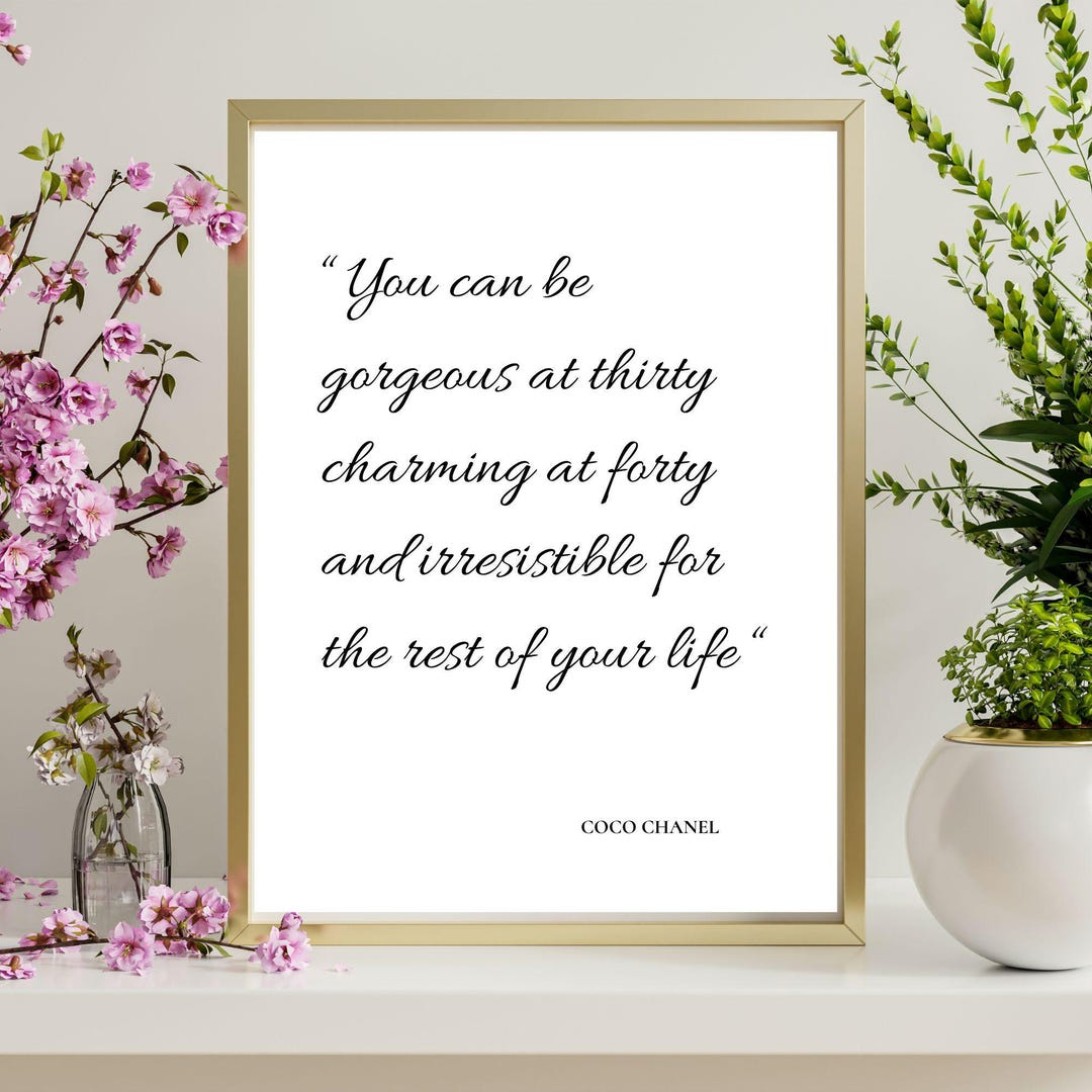 You Can Be Gorgeous at Thirty Charming at Forty and Irresistible for ...
