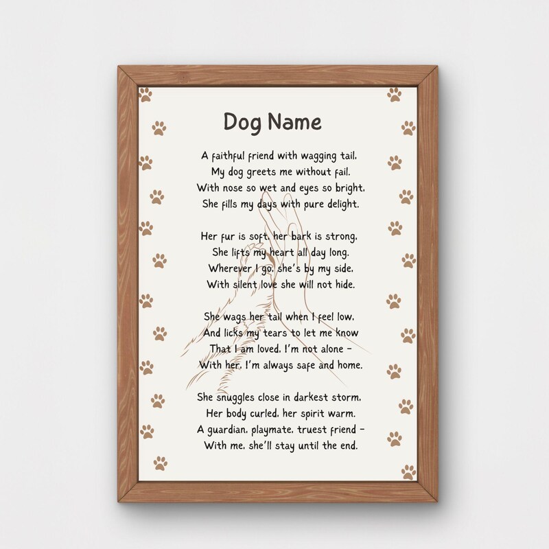 Dog Poem - Etsy