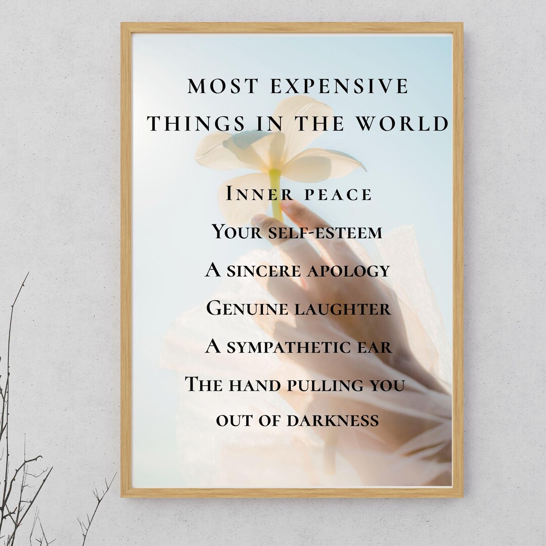 Most Expensive Things in the World, Motivational Inspirational Quotes ...