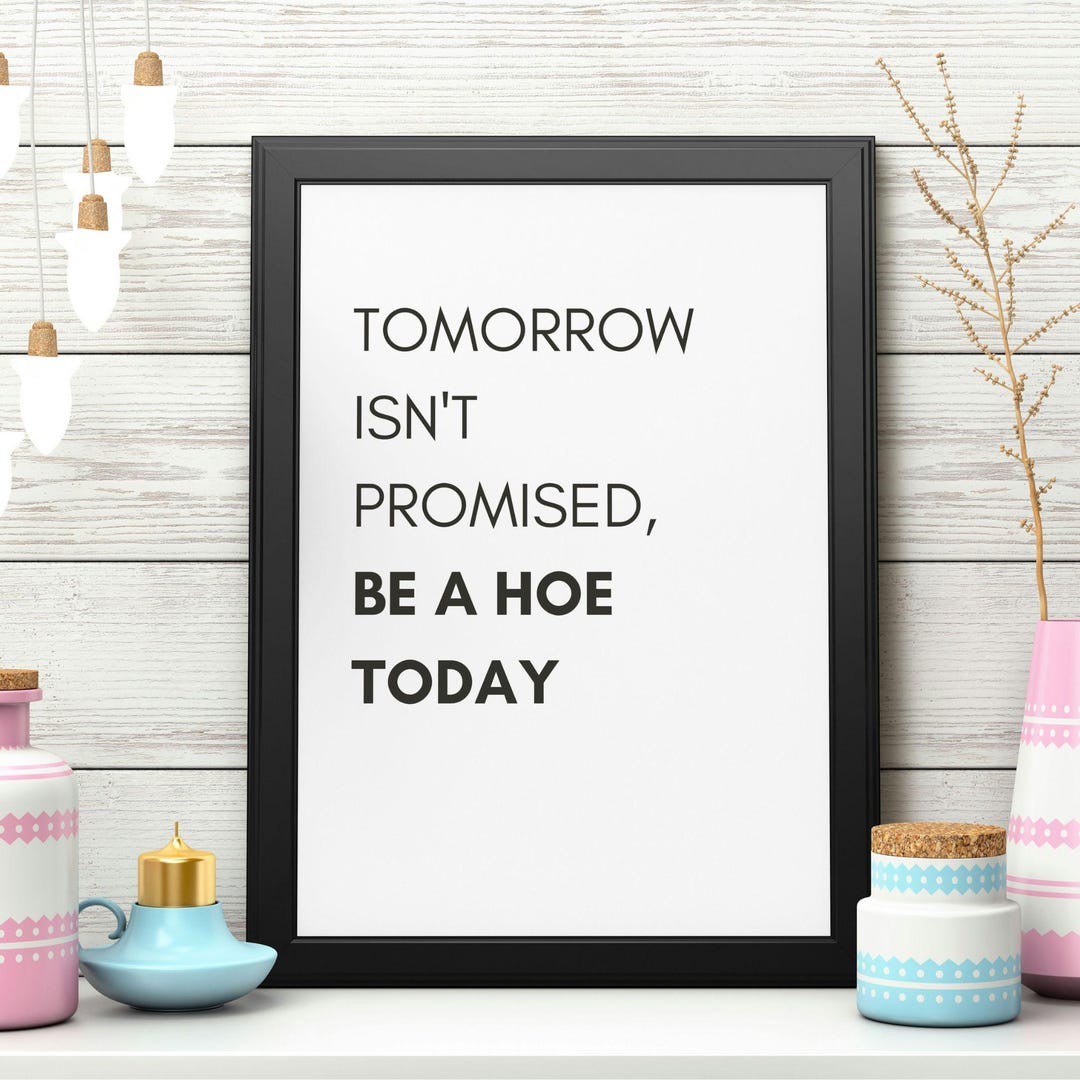 Funny Quote Poster, Typography Print, Quote Wall Art, Swear Prints ...