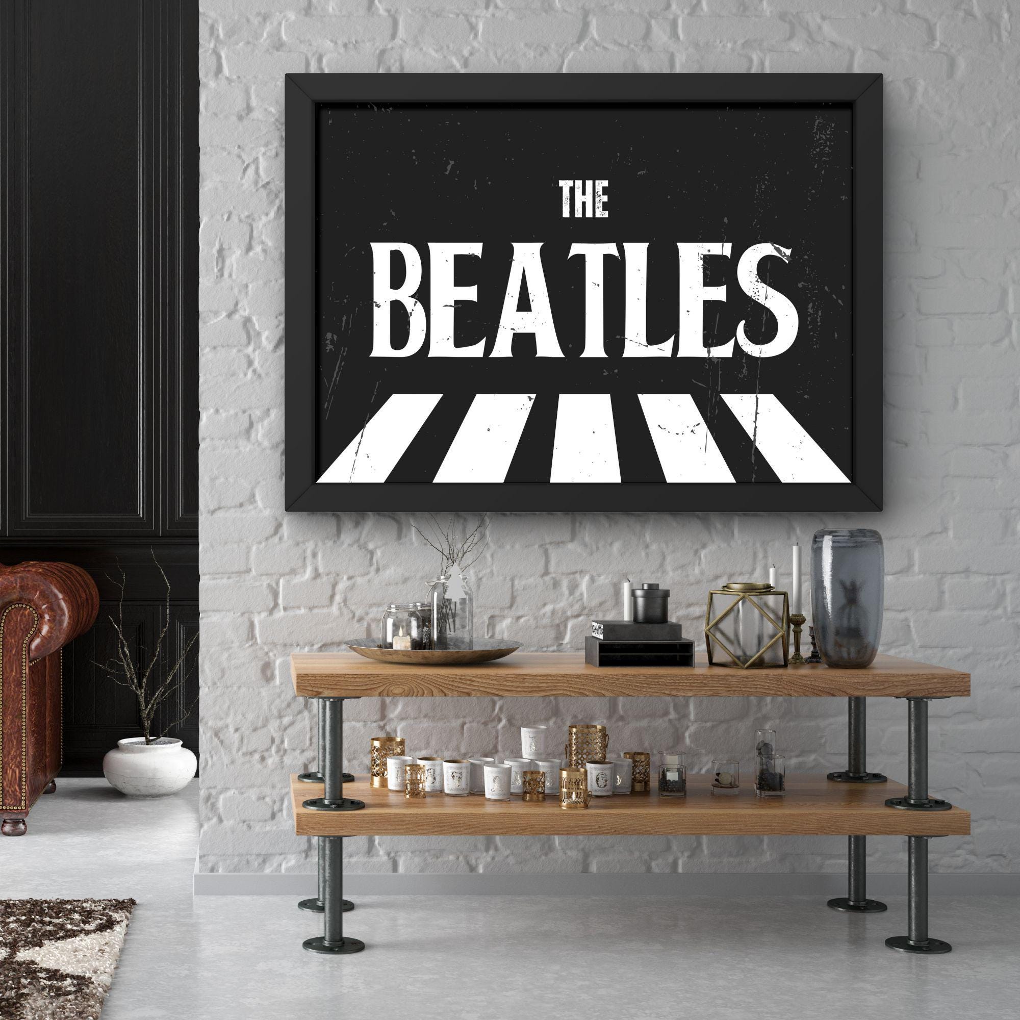 The Beatles Poster, Music Printable Wall Art, Minimalist Home Decor ...