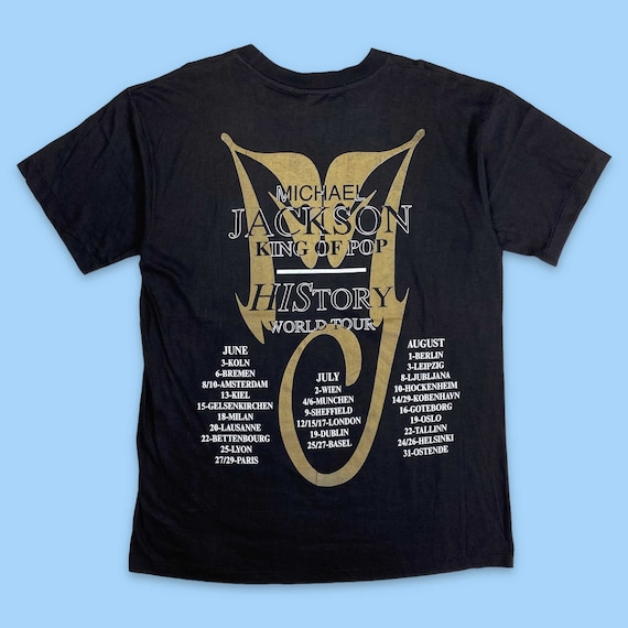 Vintage Michael Jackson History World Tour T-Shirt (X… - Gem