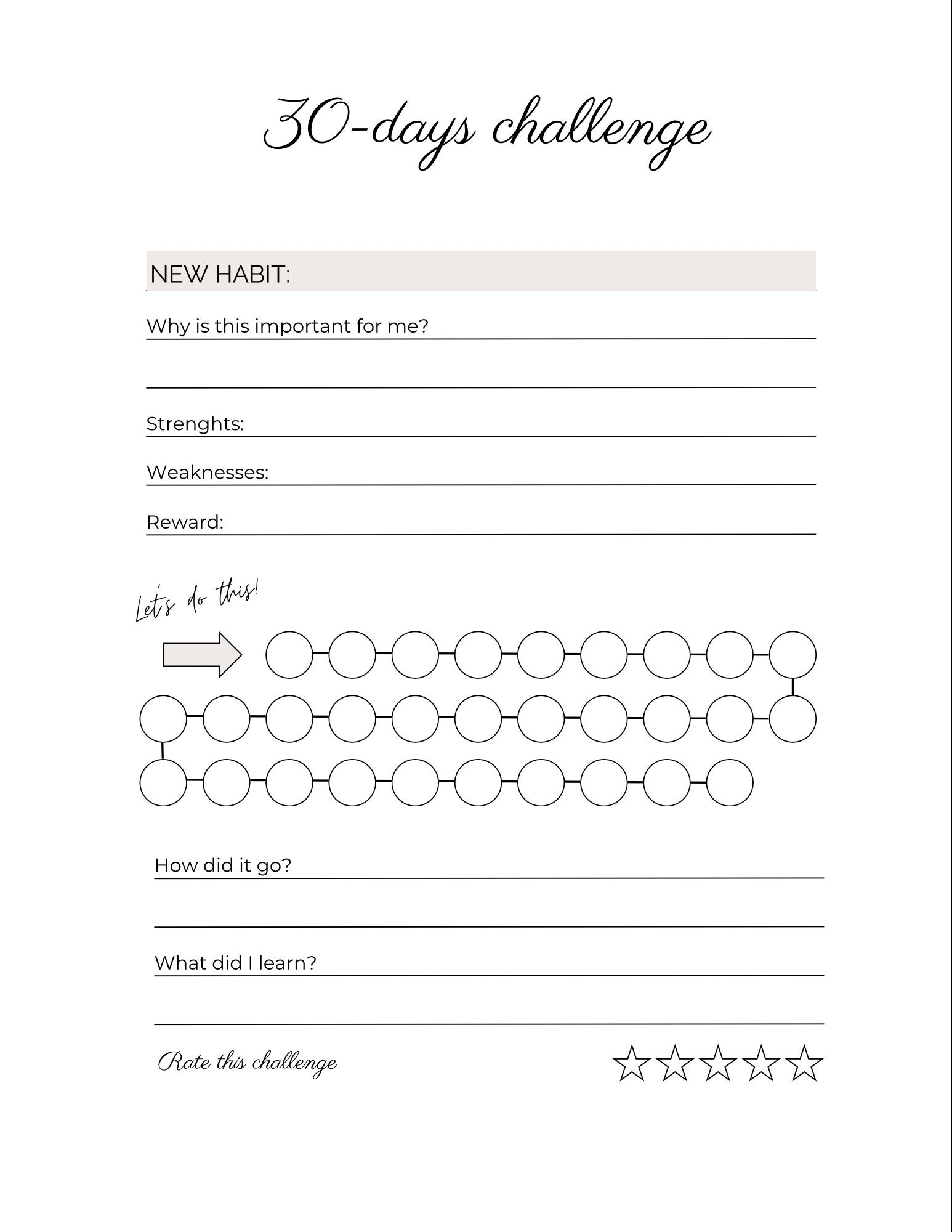 Printable Money Challenge - Etsy