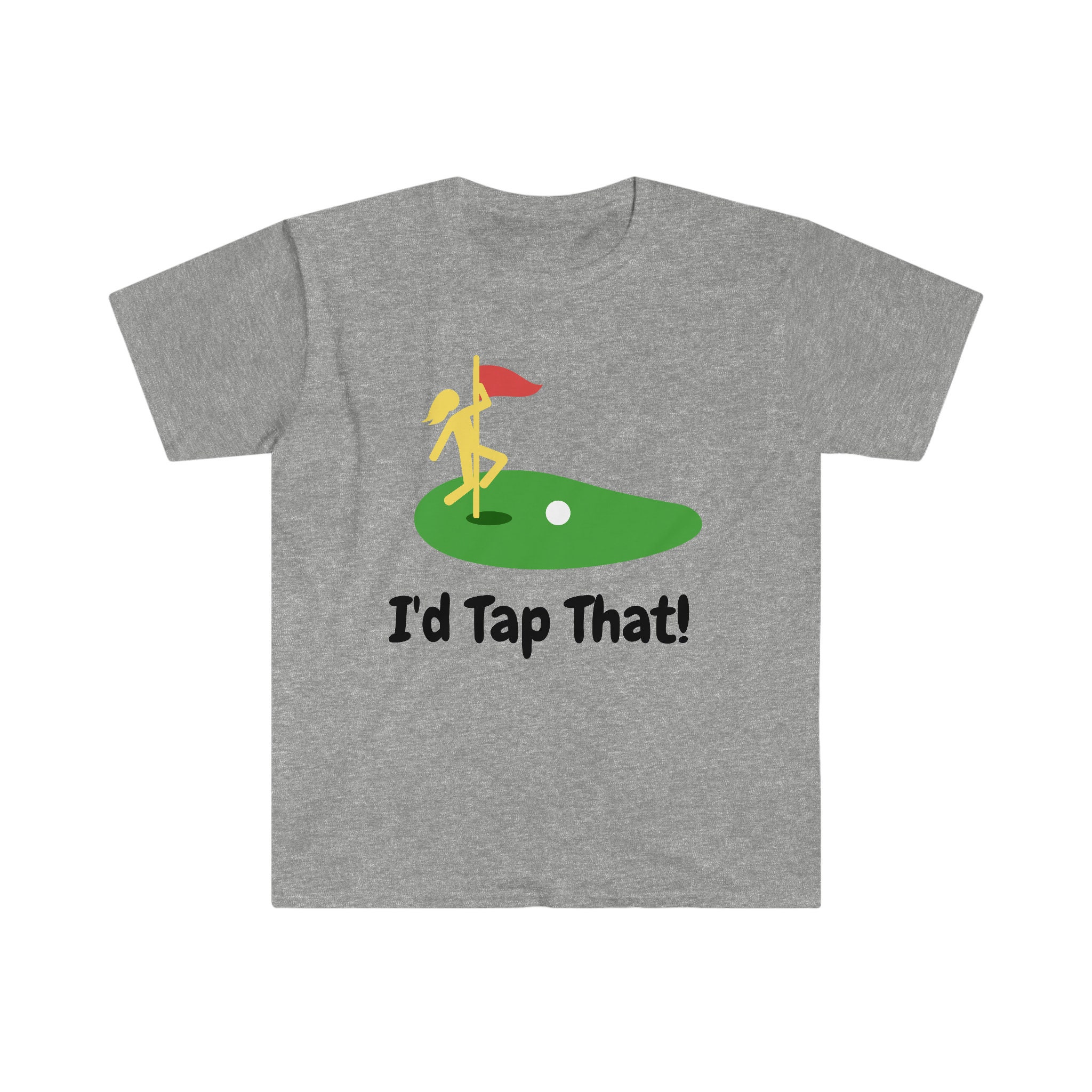 I'd Tap That Men's Golf T-shirt, Funny Golf T-shirt, Golf Gift for Dad, Golf Gift, Golfer Gift ...