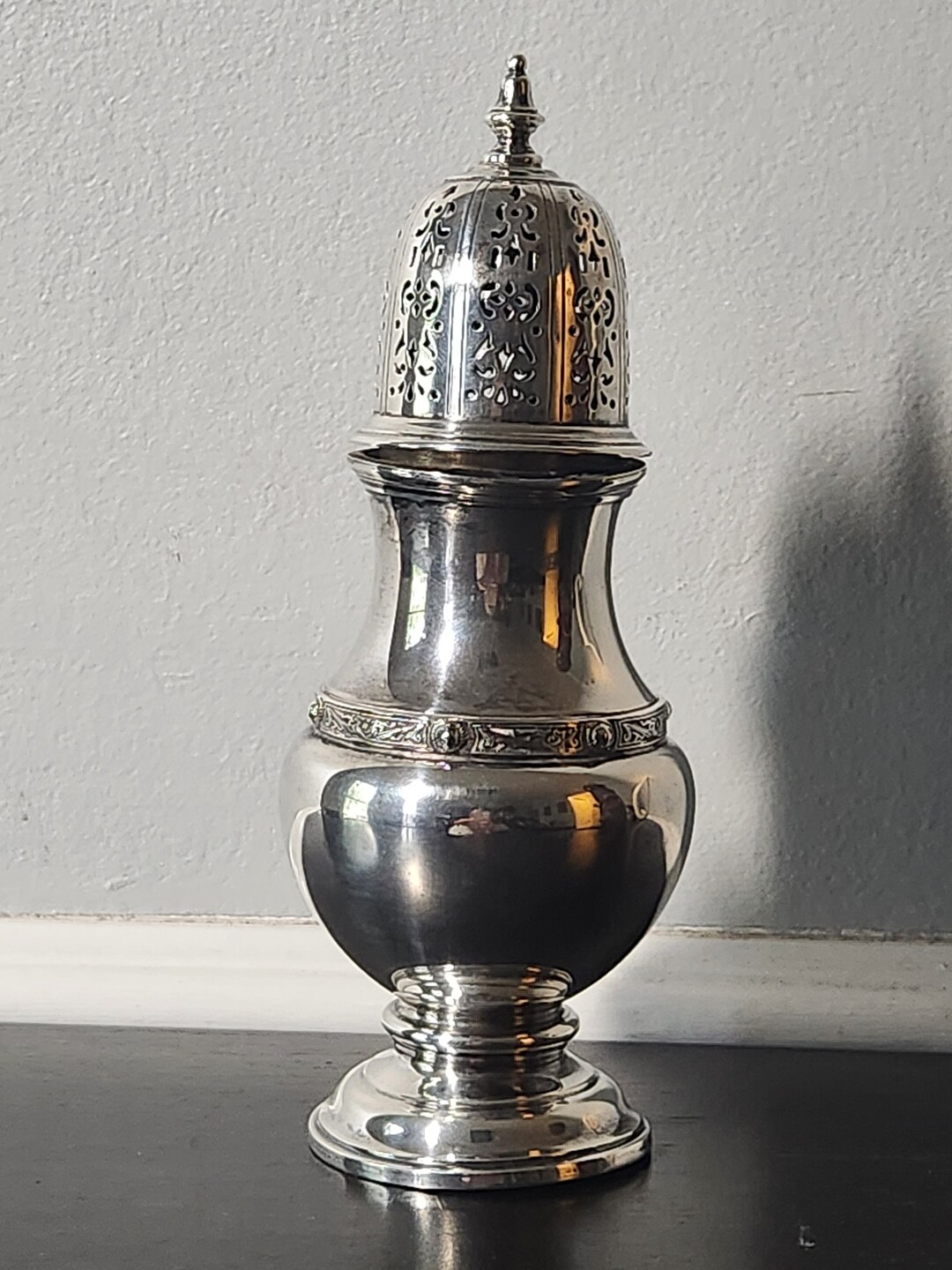 Sterling Silver Sugar Shaker Walker & Hall Silversmiths - Etsy