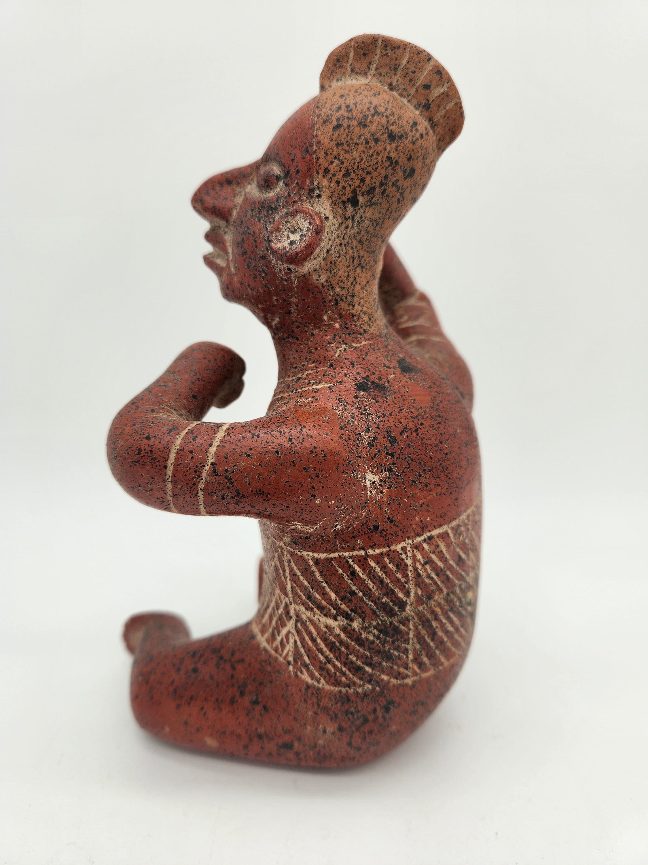 Mayan Aztec Pre-columbian Clay Warrior Figure 7 - Etsy