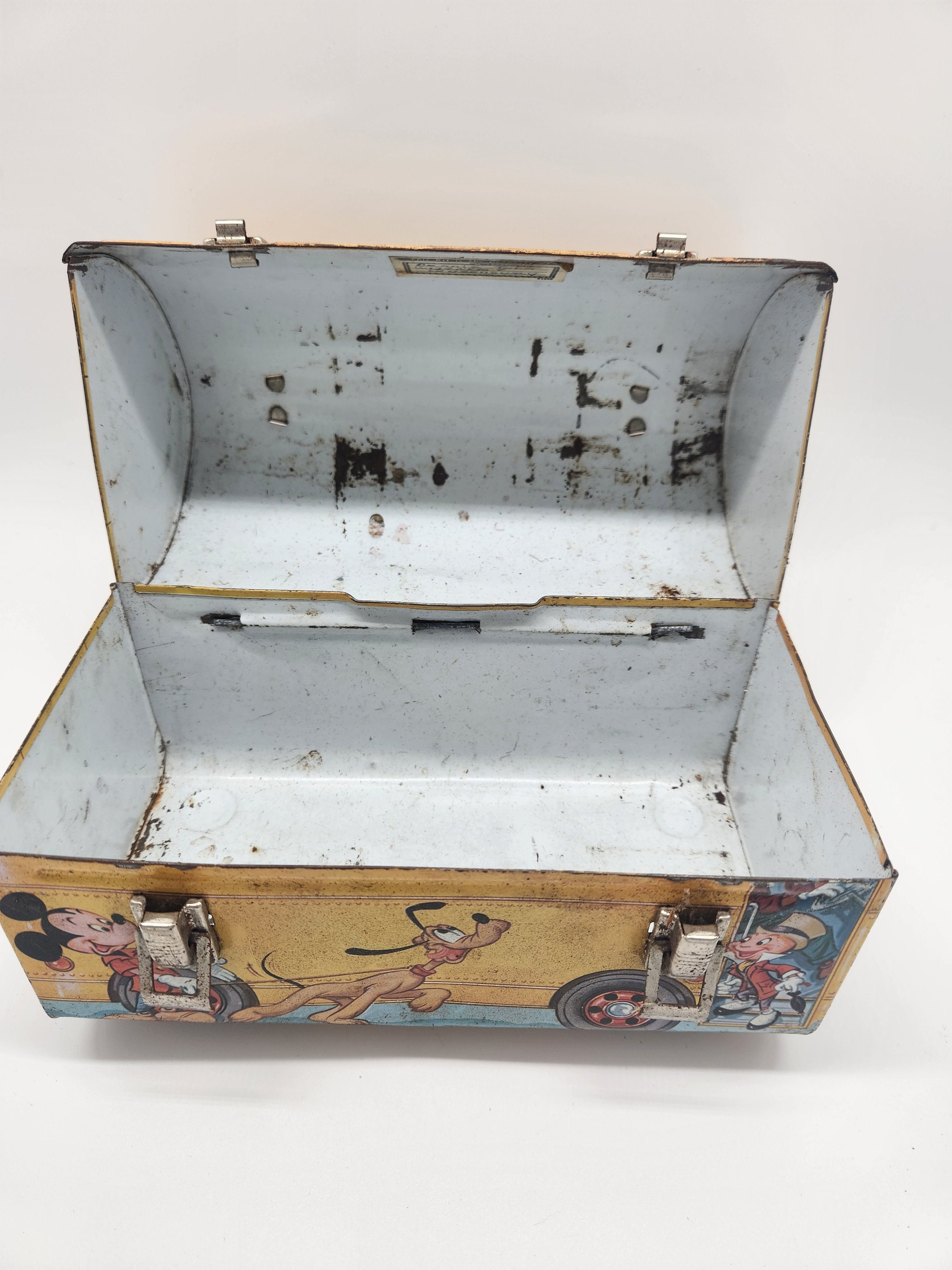1960's Walt Disney School Bus Aladdin Metal Lunch Box - Etsy