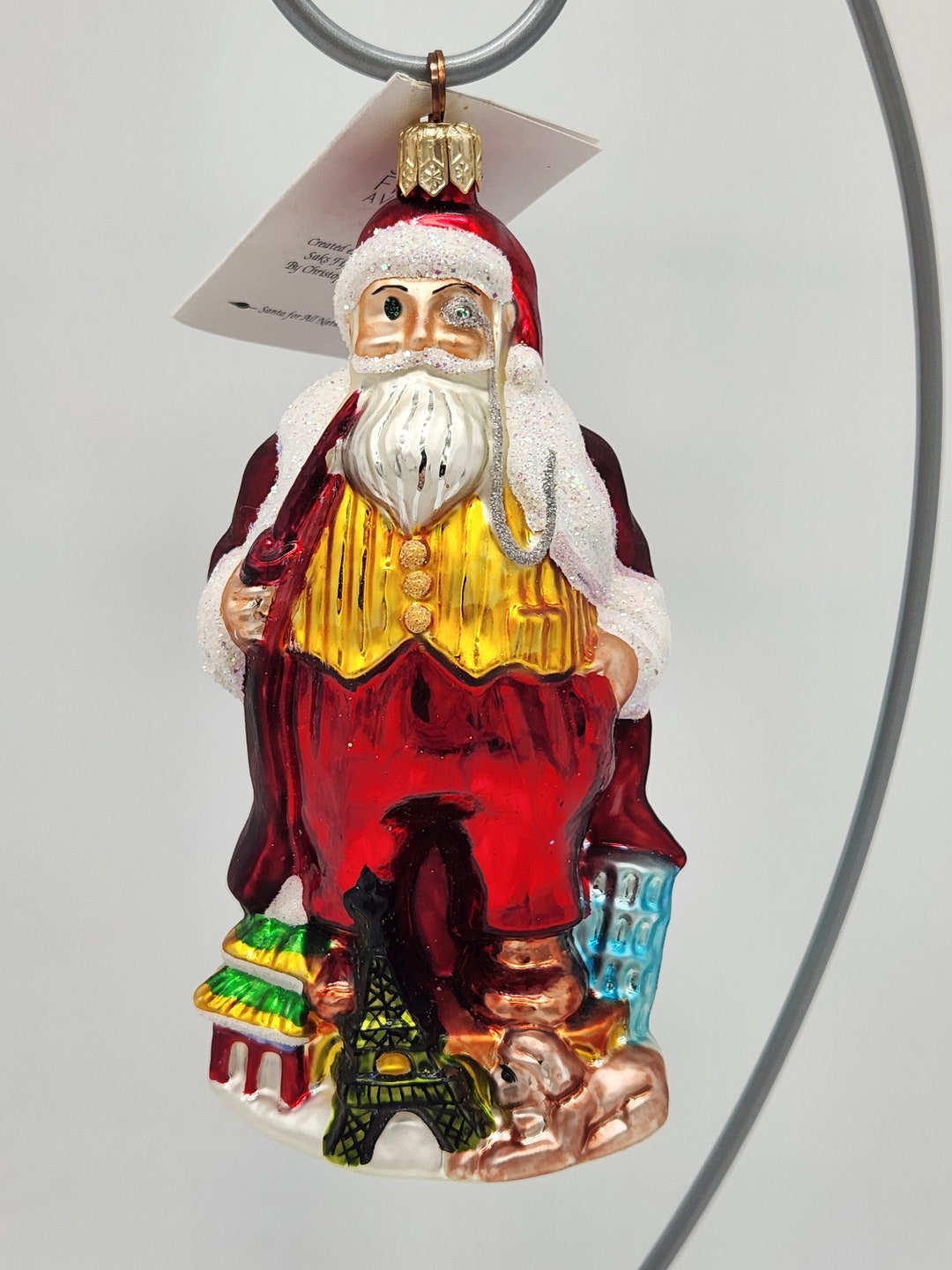 Christopher Radko Saks Fifth Avenue Santa for All Nations - Etsy