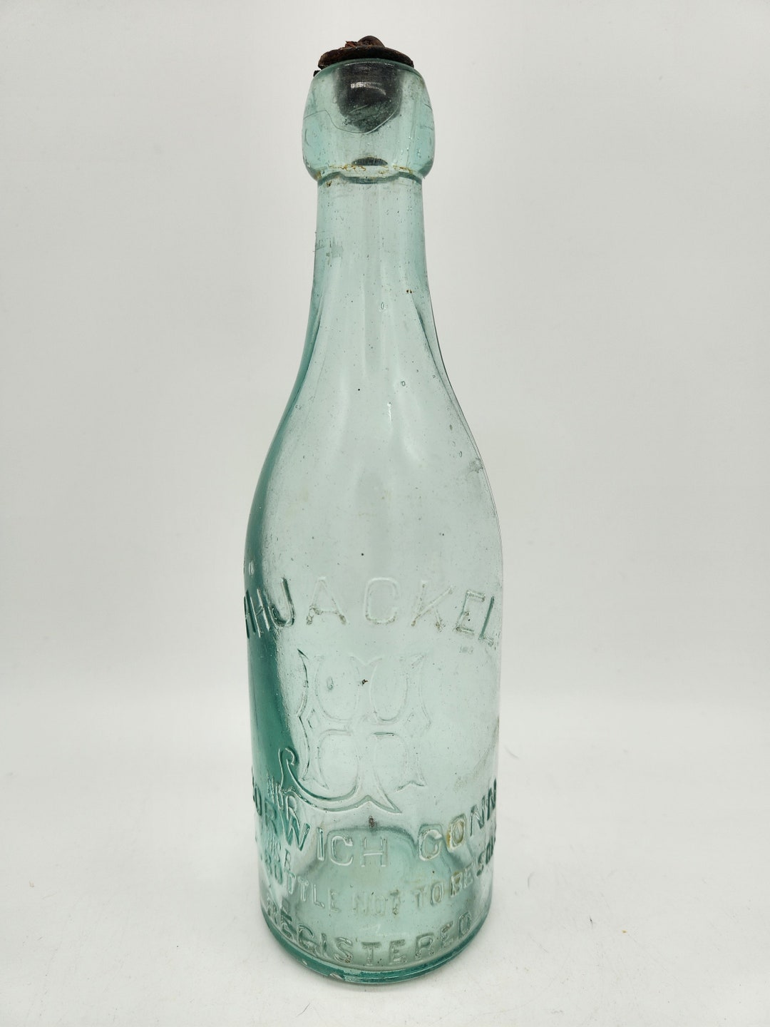 H. Jackel Capped Beer Bottle Circa 1900 - Etsy