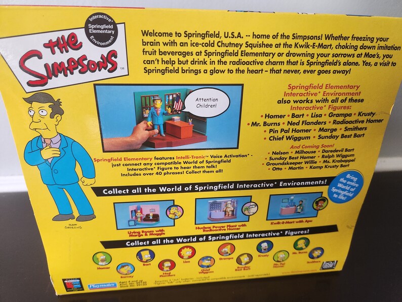 The Simpsons Principal Skinner Intelli-tronic Exclusive Figure - Etsy