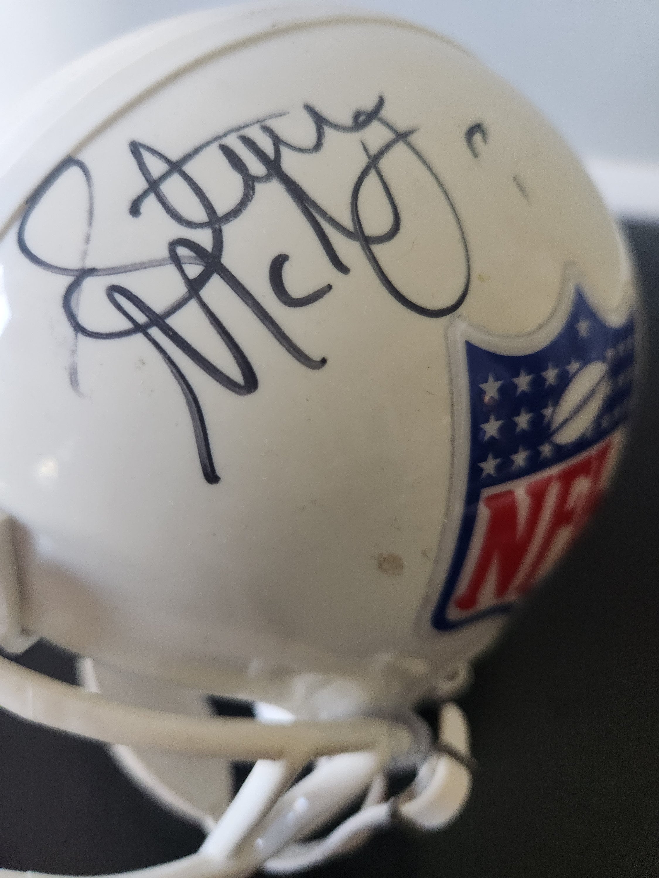 Steve Mcnair Autographed Mini NFL Helmet - Etsy