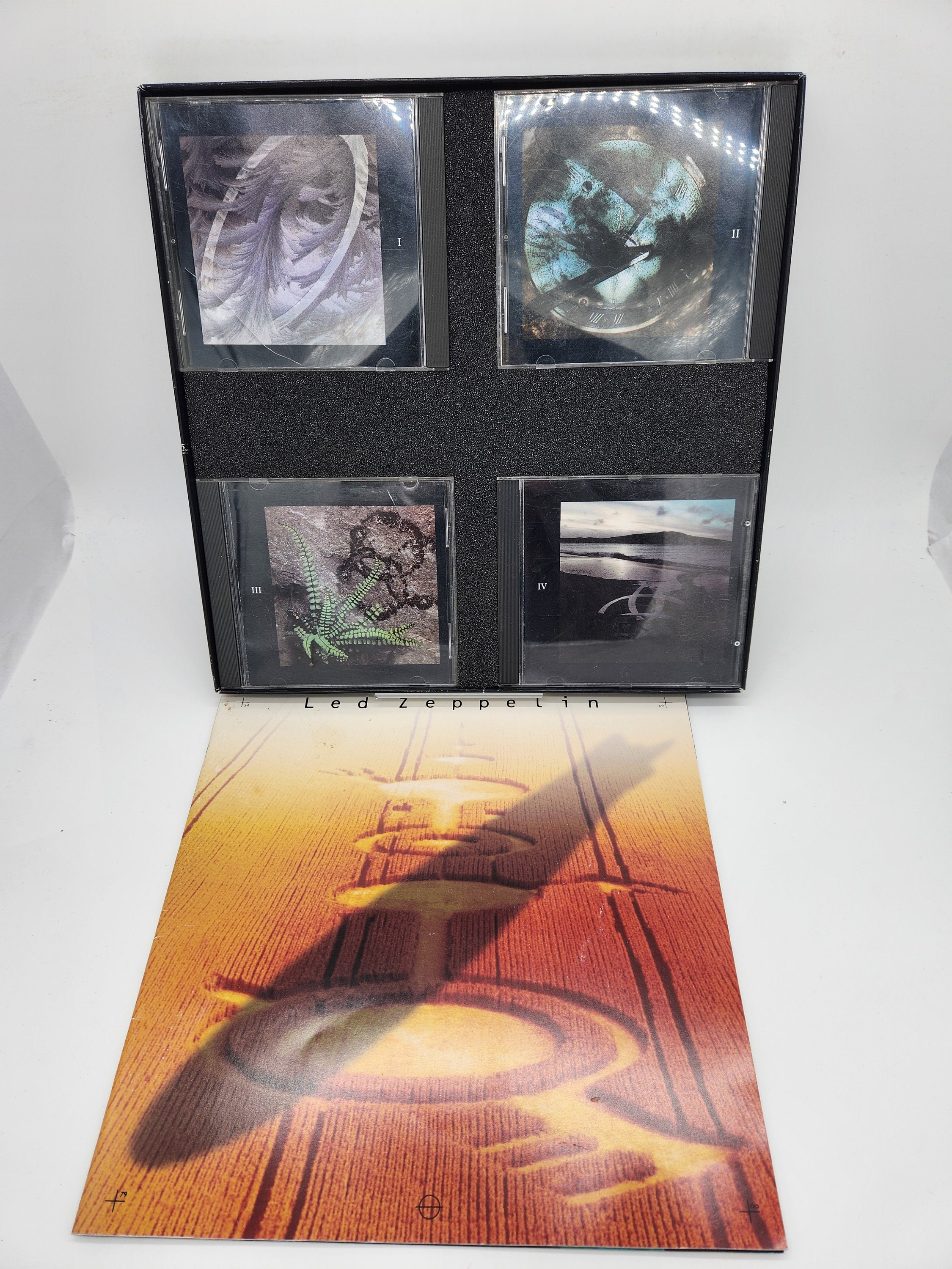 Led Zeppelin 4 Compact Disc Box Set Atlantic 7 82144-2 Complete ...