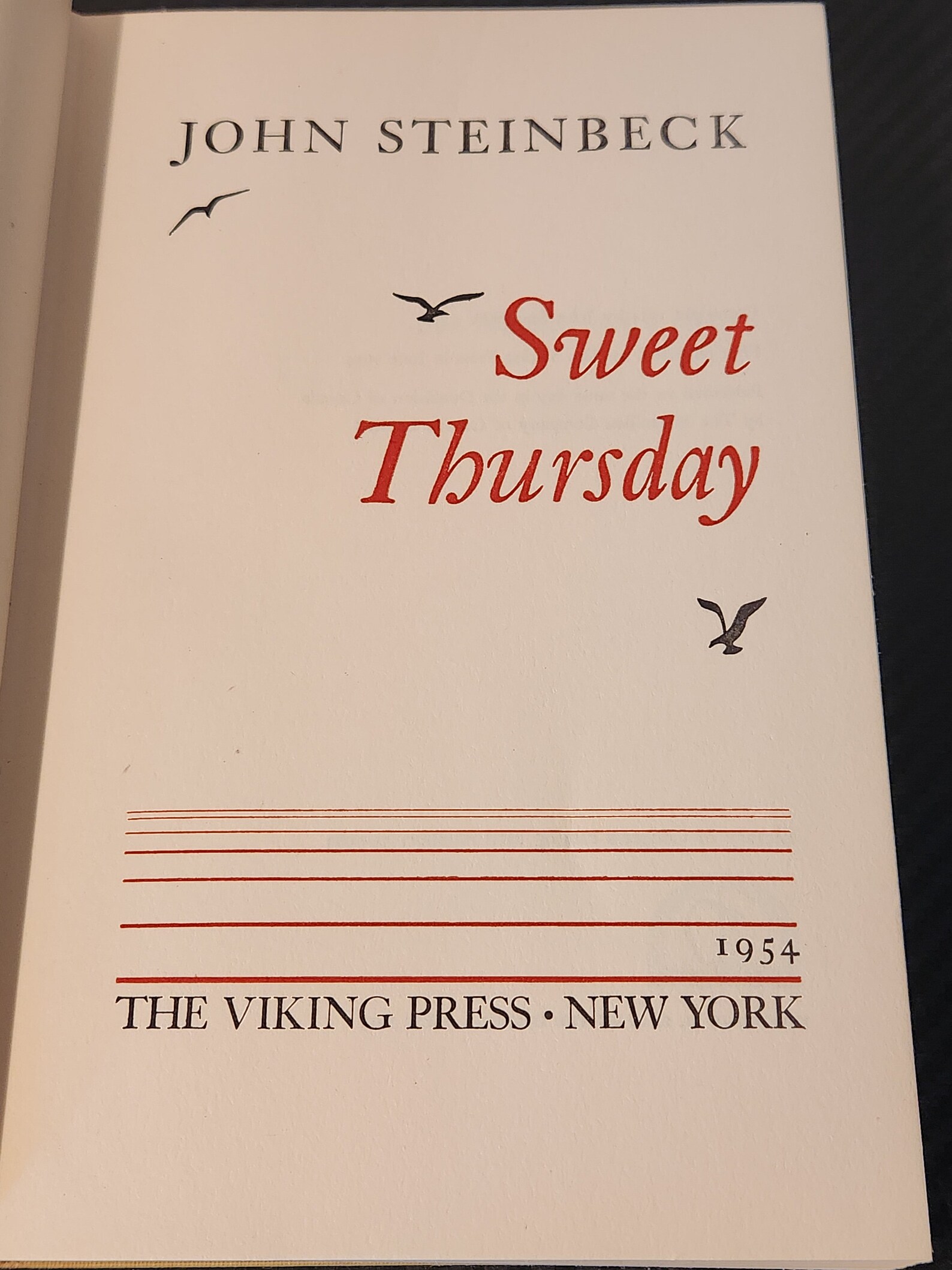 Sweet Thursday by John Steinbeck 1954 - Etsy