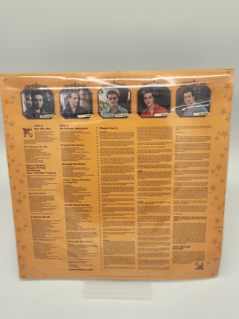 NSYNC Cast Signed No Strings Attached Album - Etsy