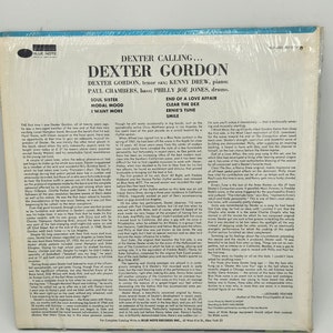 Dexter Gordon - Dexter Calling 1973 Blue Note Stereo RVG P/ear Paul ...
