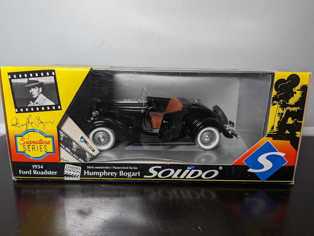 Humphrey Bogart SOLIDO 1934 Ford Roadster Signature Series - Etsy