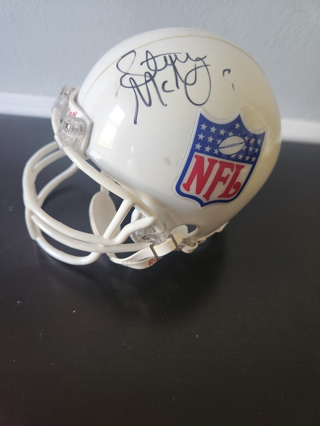 Steve Mcnair Autographed Mini NFL Helmet - Etsy