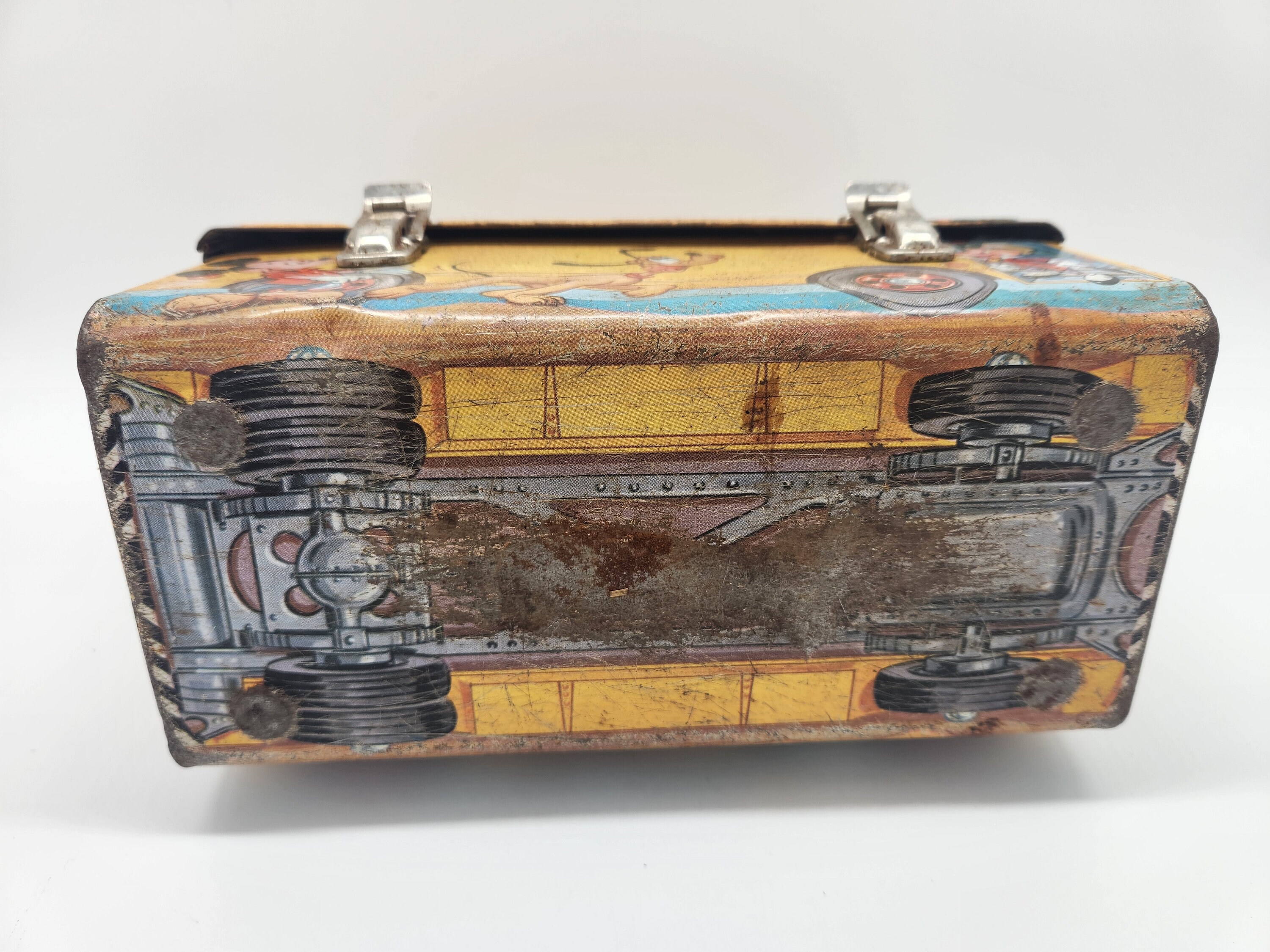 1960's Walt Disney School Bus Aladdin Metal Lunch Box - Etsy