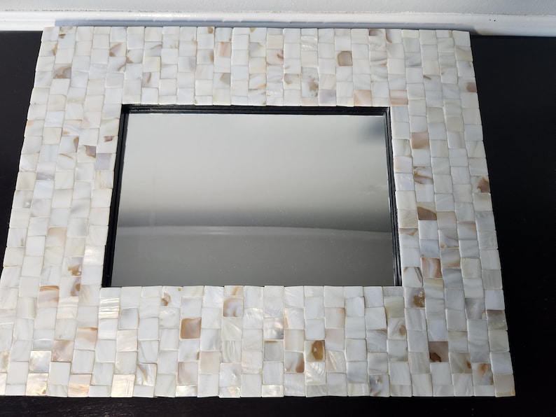 Capiz Shell Mirror - Etsy