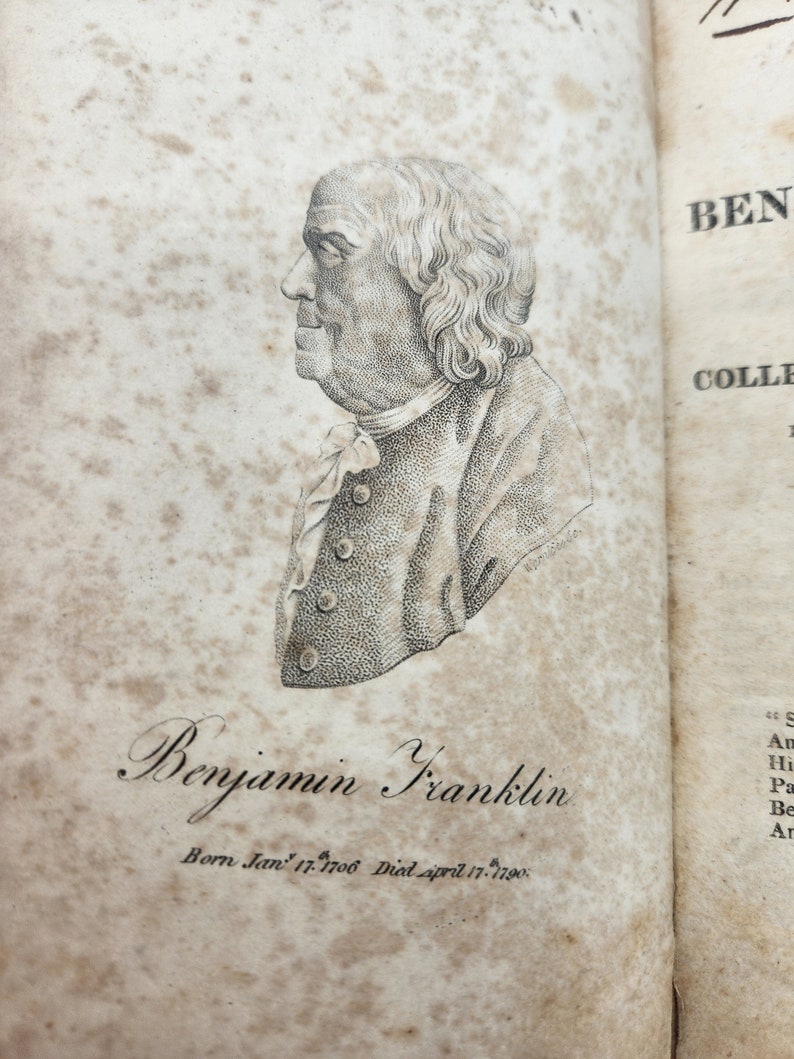 The Life of Benjamin Franklin M. L. Weems - 1817 - Etsy