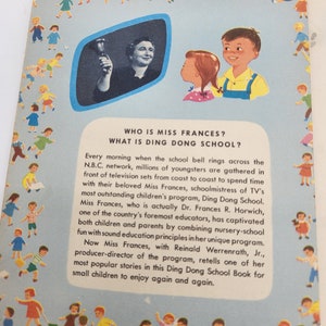 The Baby Chipmunk by Miss Frances A Ding Dong School Book Vintage Rand ...