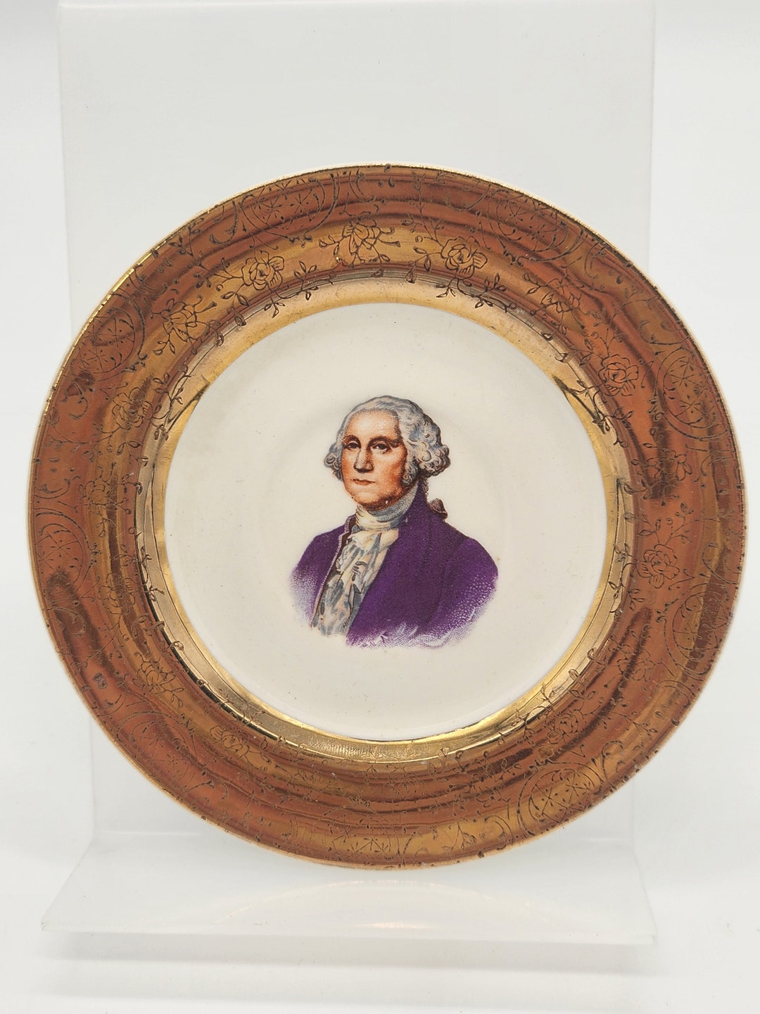 WASHINGTON D.C. George Washington 22 Karat Gold Plate capital Souvenir ...