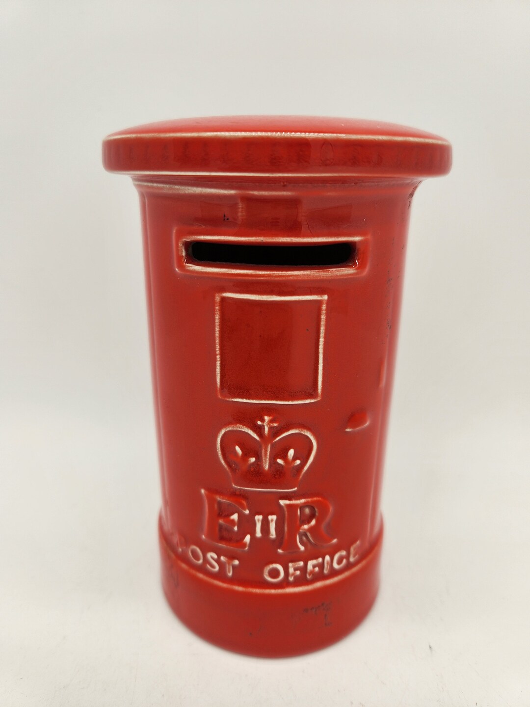 Masons English Red Ceramic Pillar Post Office Coin Bank - Etsy