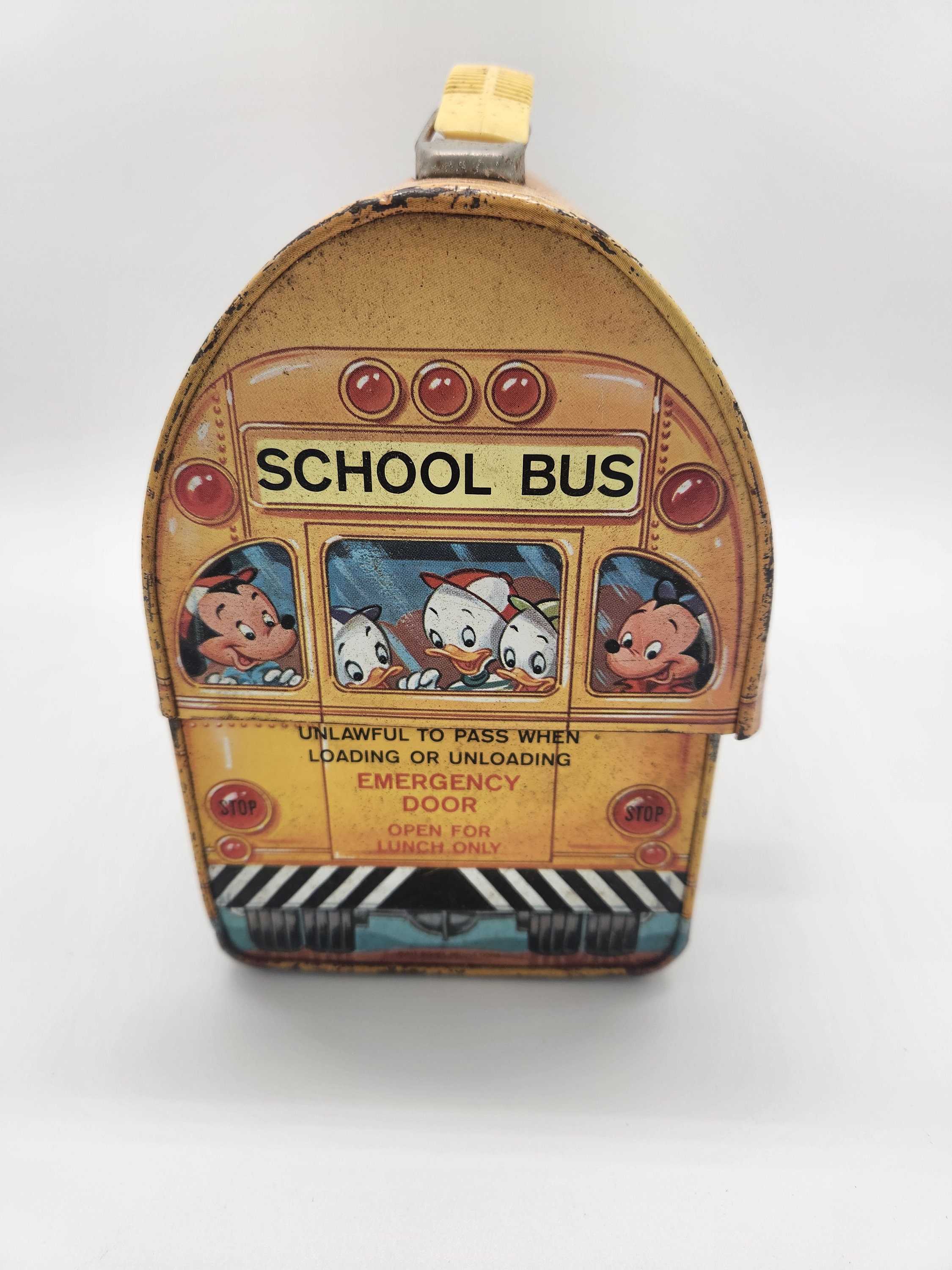 1960's Walt Disney School Bus Aladdin Metal Lunch Box - Etsy