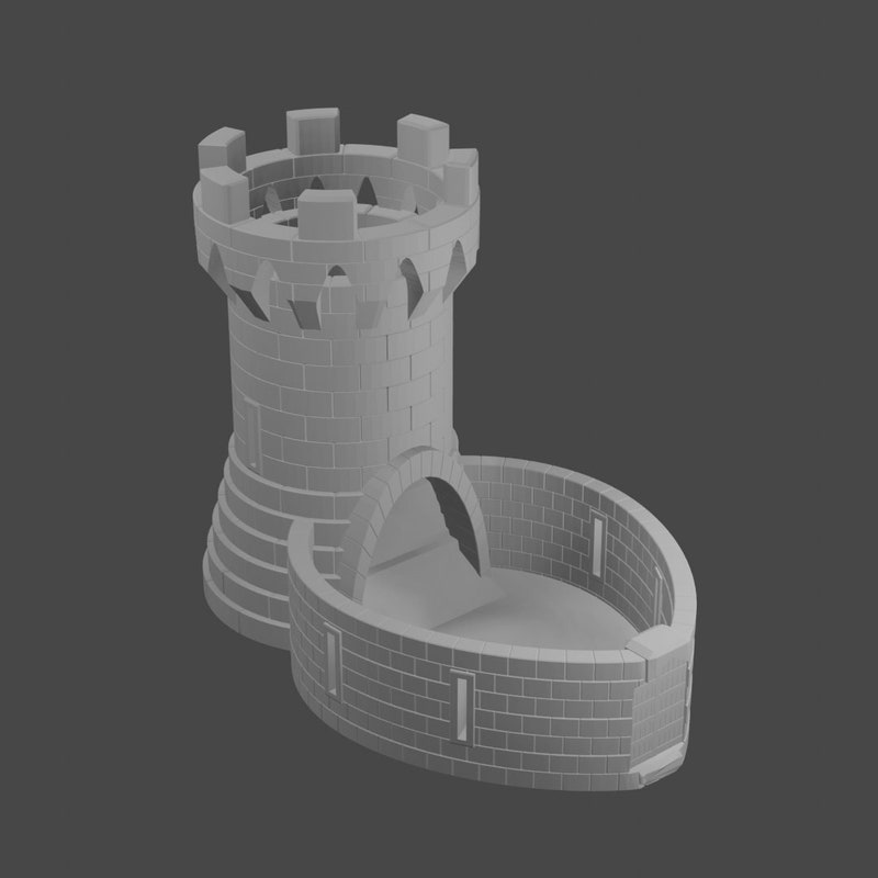 Dice Tower Stl File - Etsy