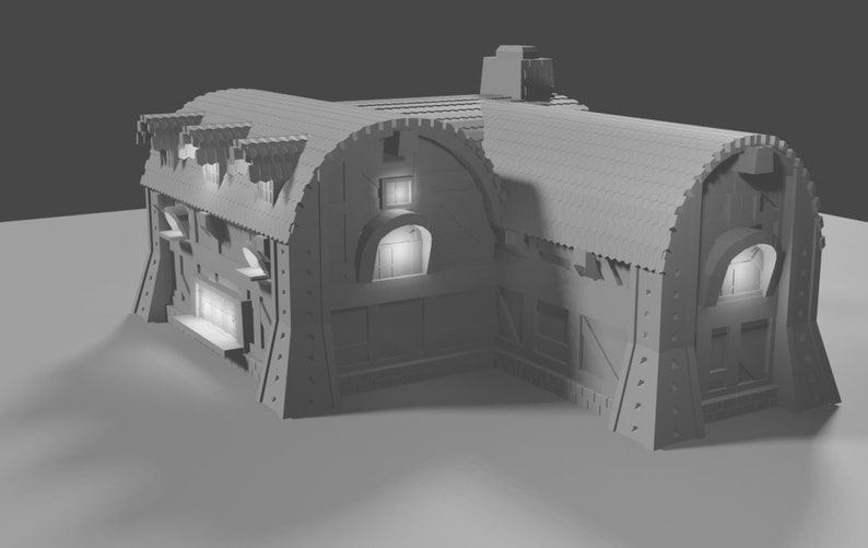 Lion's Pride Inn and Mailbox - STL File - Etsy