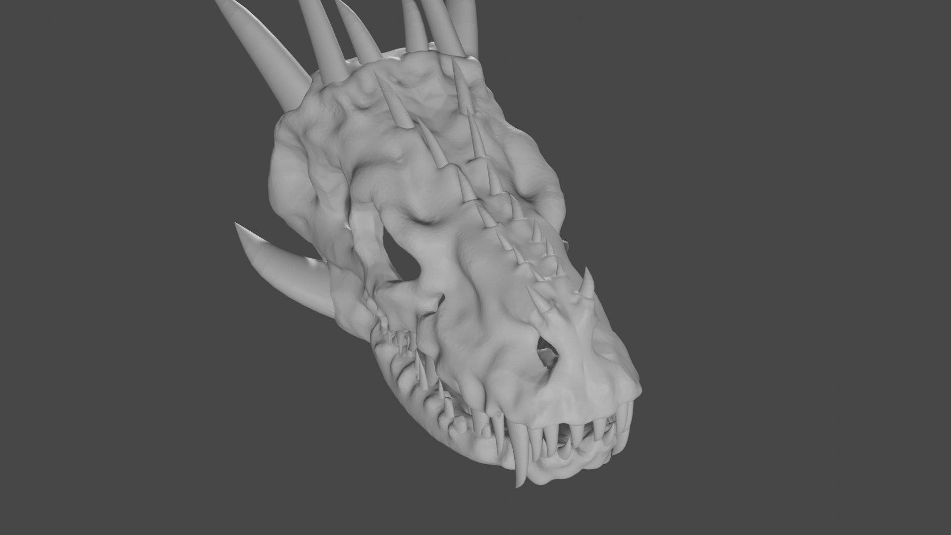 Dragon Skull - STL File - Etsy