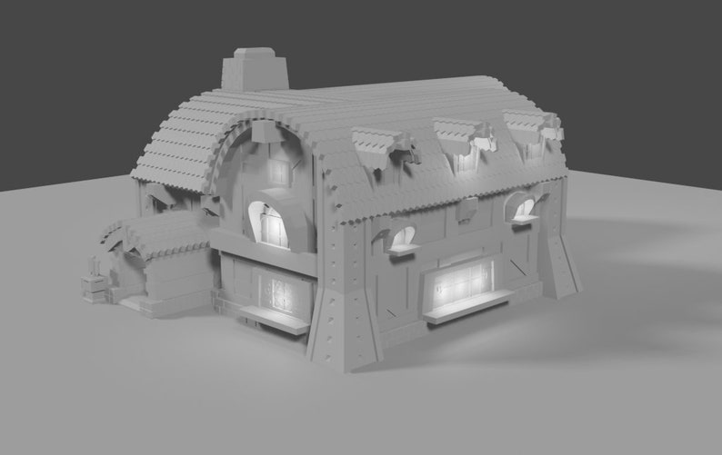 Lion's Pride Inn and Mailbox - STL File - Etsy