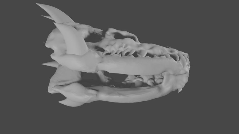 Dragon Skull - STL File - Etsy