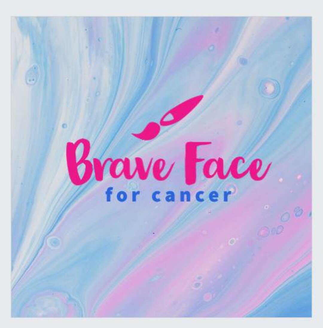Brave Face for Cancer Face Paint and Matching T-shirt - Etsy