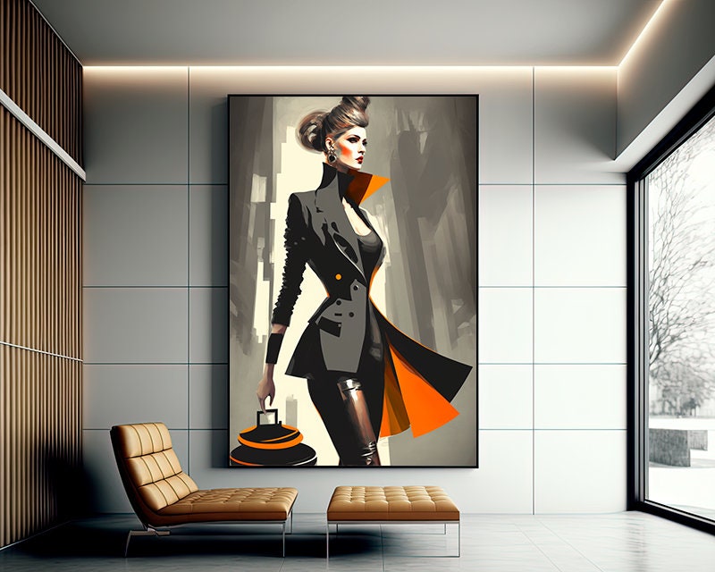 Modern Fashion Art 17 PRINTABLE AI Image, Instant Download, High ...