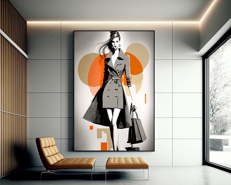 Modern Fashion Art 10 PRINTABLE AI Image Instant Download - Etsy